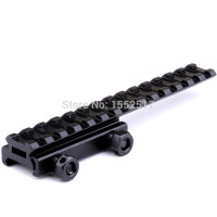 AR15/M4/M16 Scope Mount Base Flattop Riser Extended long Pour 20mm ...