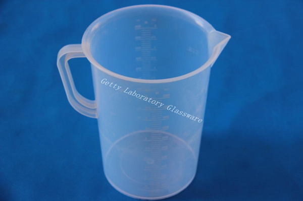 Lab 5000ml 5 Litre PVC Measuring Plastic Transparent Graduated Beaker ...