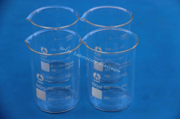500 mL Lab Glass Beaker, 4pcs/lot | Wish