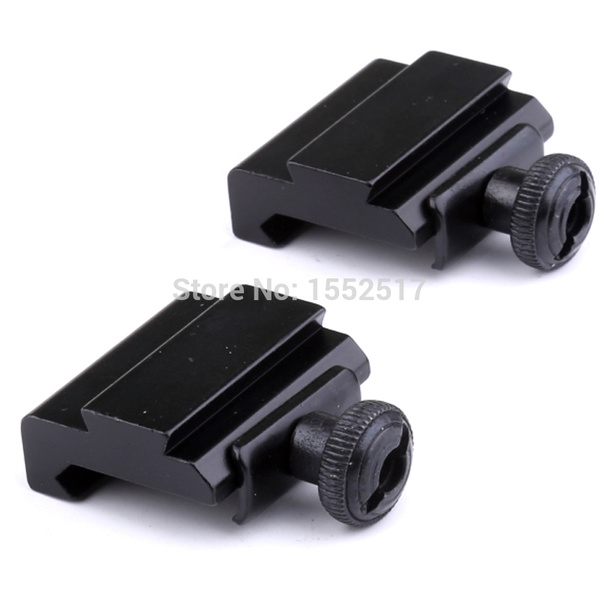 2pcs 20mm to 11mm Weaver Dovetail Adapter to Picatinny Rail Rifle Scope Mount Hunting | Wish