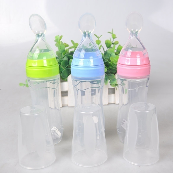 Kids Bottle Spoon Rice Cereal Bottles Leak-proof Food Dispensing | Wish