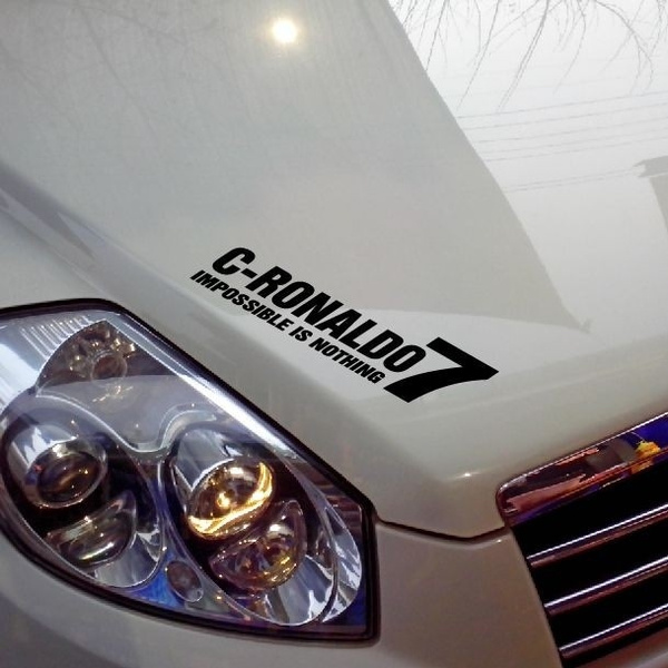 Cristiano Ronaldo Decal Vinyl Car I Pad Laptop Wall Funny Sticker ...