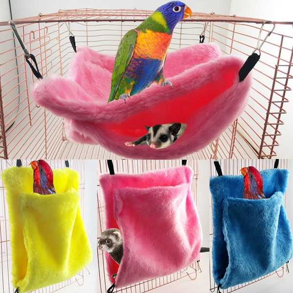 Pet Parrot Bed Animal Hanging Cage Comforter Ferret Hammock | Wish