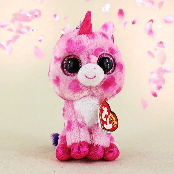TY big eyes beanie boos series animal dolls plush toys big eyes Meng ...