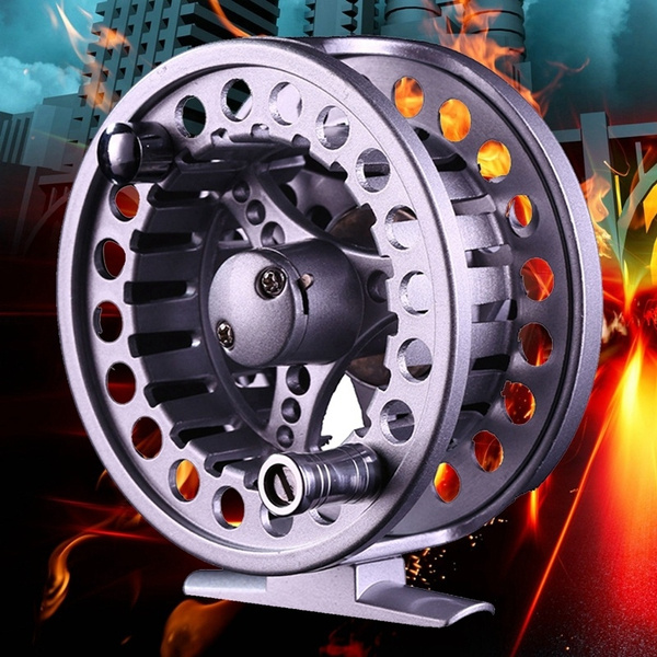 Sougayilang 3BB Aluminum Fly fishing reel Die Full Metal Casting CNC ...
