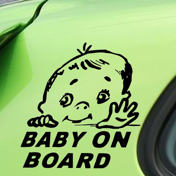 Lovely Child Baby on Board Safety Sign Car Sticker | Wish