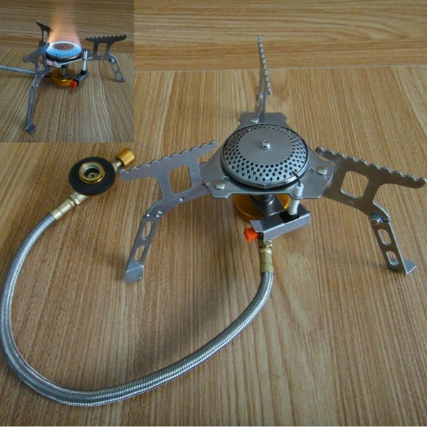 Mini Portable Foldable Travel Camping Picnic Gas Burner Steel Stove ...