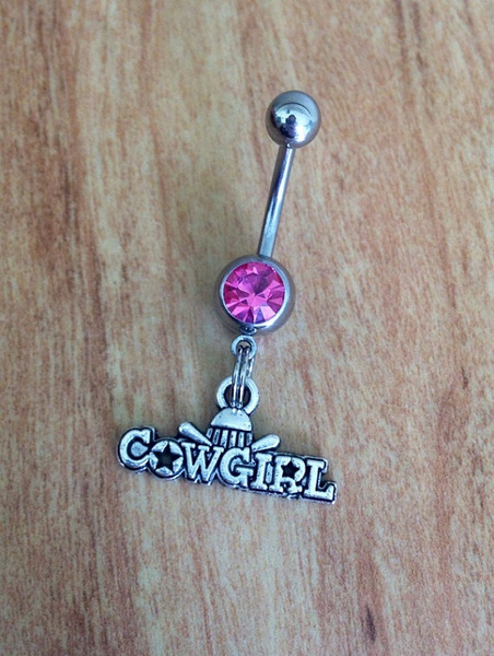 Cowgirl Belly Ring Country Belly Ring Cowboy Country Music Belly Ring ...