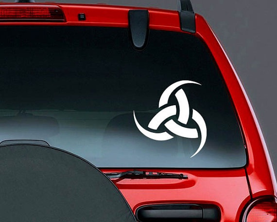 Odin's Horn Norse Mythology Viking Vinyl CAR DECAL Triple Horn Pagan ...