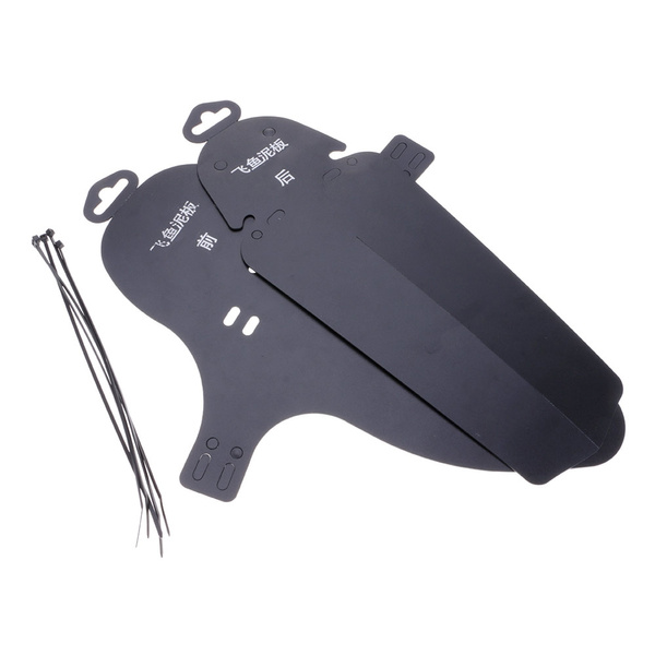 Flexible Plastic Bike Bicycle Front Back Rear Fenders With Ties Set ...