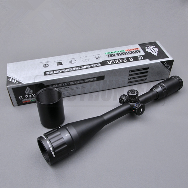 UTG 6-24X50 AOL Hunting Scope Optics Riflescope Mil Dot Locking ...