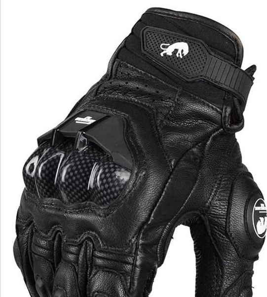 Furygan AFS 6 Leather Motorcycle Gloves Carbon Fiber Genuine Gloves | Wish
