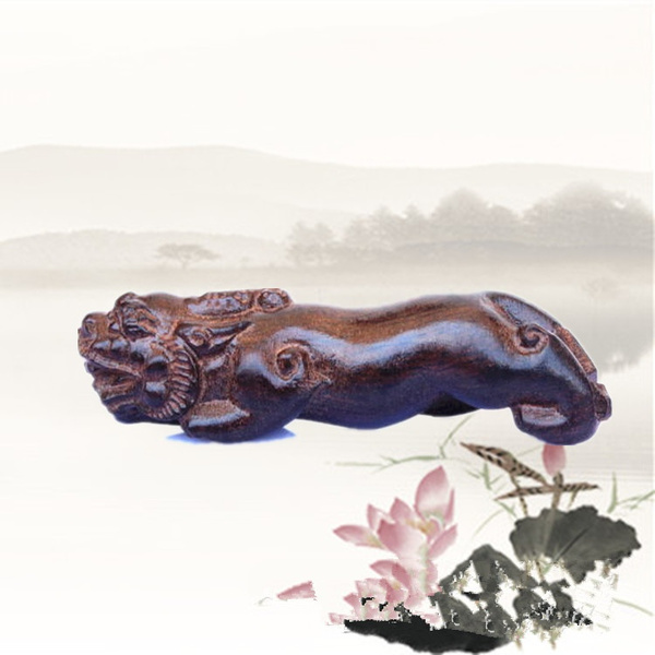 Wood Hand-Craved Scuplture Plaster Statue Handmade Figure Dalbergia ...