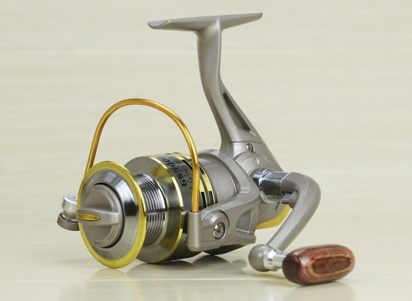 GS1000-7000 Fly Fishing Reels 8BB/12BB wood hand via fly fishing for ...