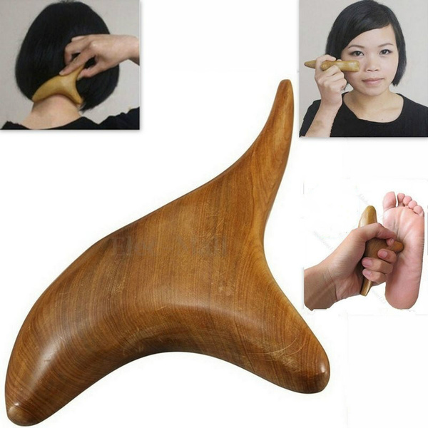 Body Trigeminal Massage Wood Massager Reflexology Wooden SPA Therapy ...