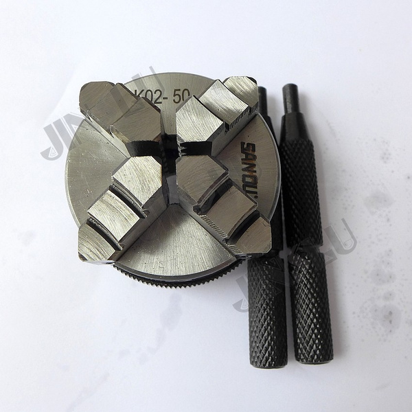 manual chuck Mini 2" K02-50 4 jaw self-centering lathe chuck 50mm mini ...