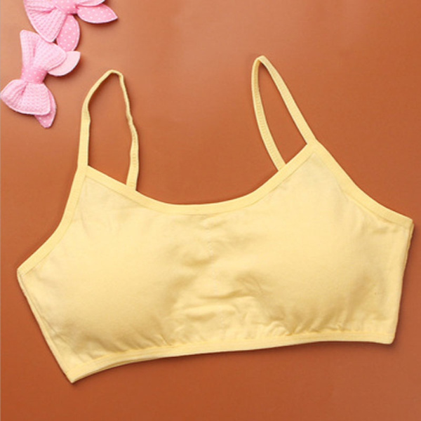 Fashion Trendy Cotton Children Bra Young Teenagers Girl Student Comfort ...
