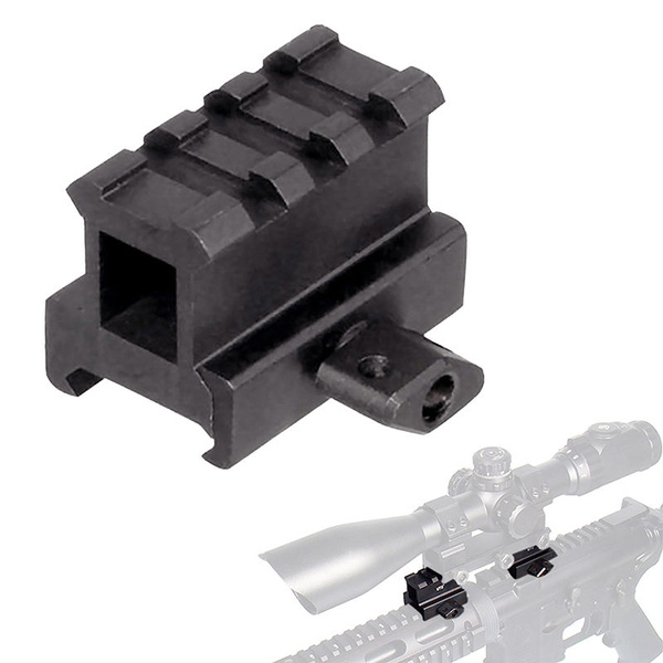 Tactical 3-Slots High Profile Riser Mount for Rifle Gun Picatinny Rail ...