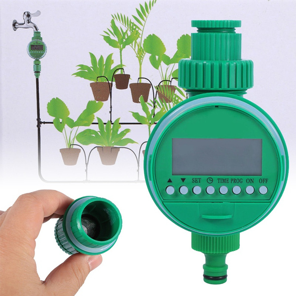 Garden Digital LCD Programmable Clock Irrigation Timer Automatic ...