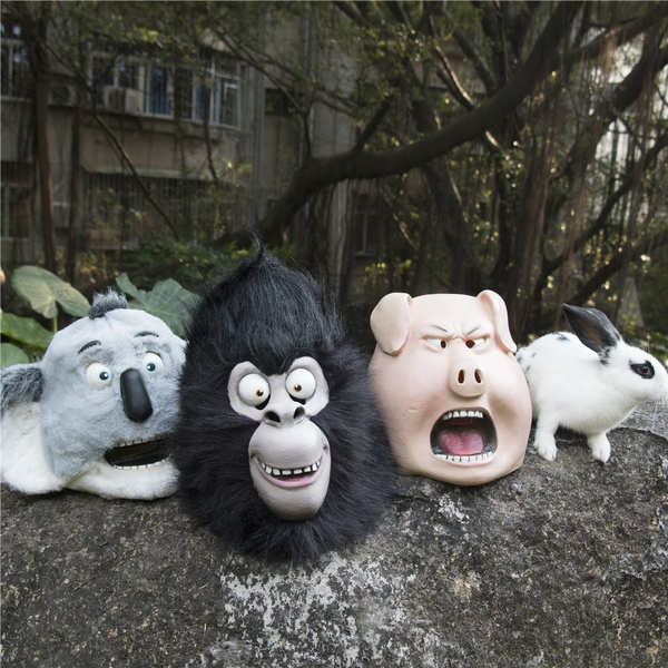 Movie Sing Animal Mask Cospaly Koala Mask Orangutan Mask Pig Mask ...