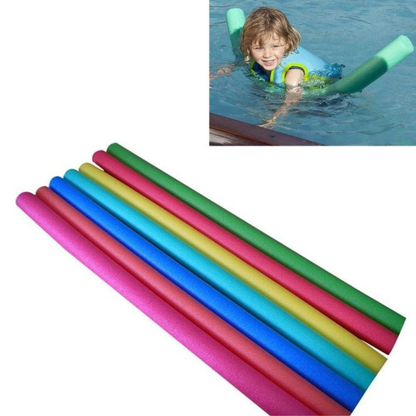 150cm Long Swimming Pool Noodle Floating Aid Rod Soft Foam Water Fun ...