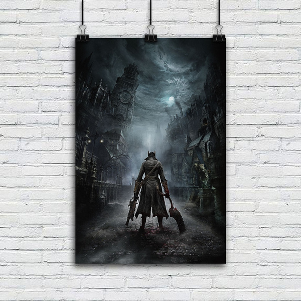 Bloodborne Canvas Poster for Game Room Background Wall Decoration High ...