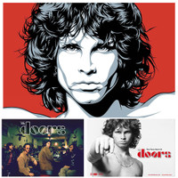 Jim Morrison Retro Vintage Poster Bar Cafe decorated with painting ...