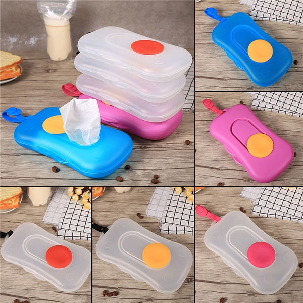Baby Kid Wipe Storage Case Box Plastic Travel Wet Wipes Case | Wish