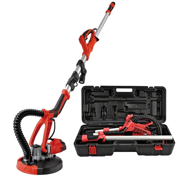 750W Stretchable Electric Drywall Sander Machine Kit with LED Lamp with ...