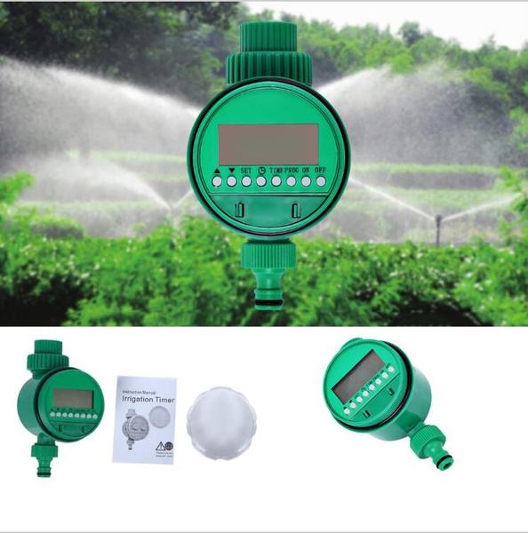 LCD Display Automatic Electronic Water Timer Garden Irrigation ...