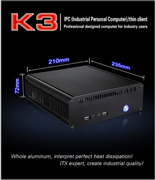 Realan K3 Mini Itx Case Aluminum Computer Case Aluminum PC Chassis | Wish