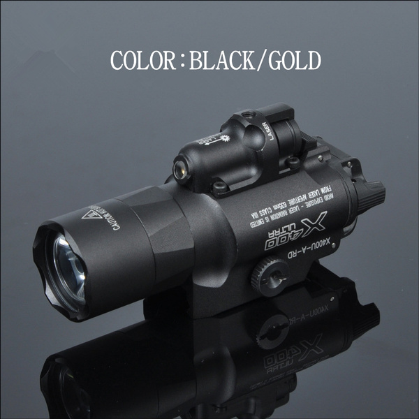 SF X400 X400U Ultra Night Evolution Pistol Light with Red Laser ...