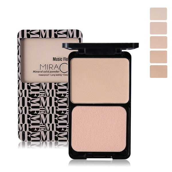 Face Base Pressed Powder Makeup Matte Shimmer Fix Palette Concealer ...