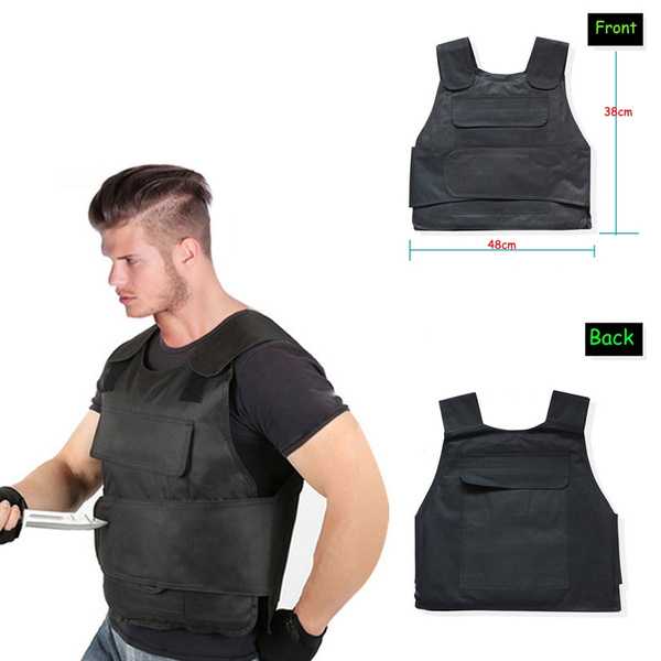 Unisex Military Armor Body Tactical Vest Combat Gear Dagger Attack ...