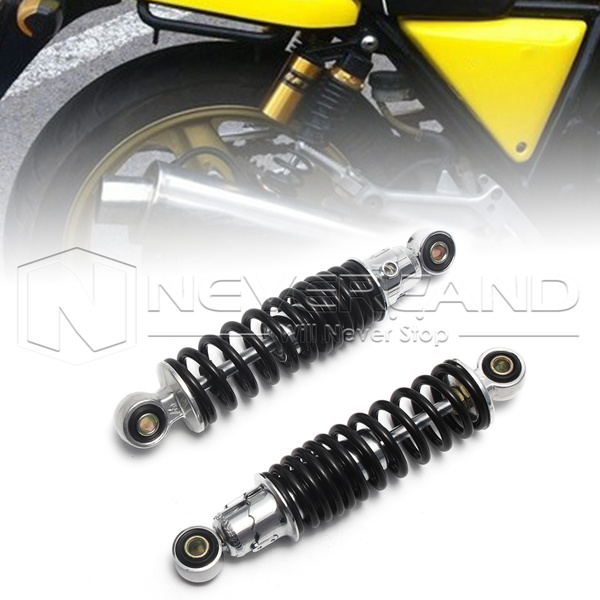 Universal 10.24" 260mm Motorcycle Shock Absorbers Air Suspension for ...