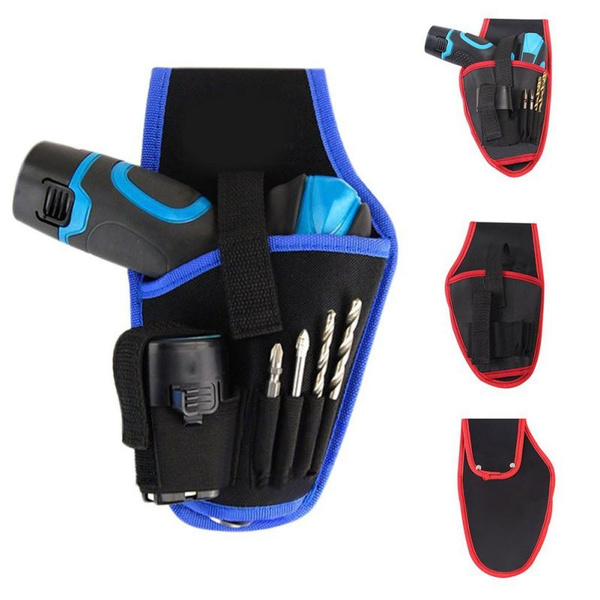 Portable Drill Holder Holst Pouch Cordless Tool Drill Waist Tool Belt ...
