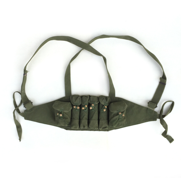 ORIGINAL MILITARY SURPLUS CHINESE ARMY TYPE 79 CHEST RIG AMMO POUCH | Wish