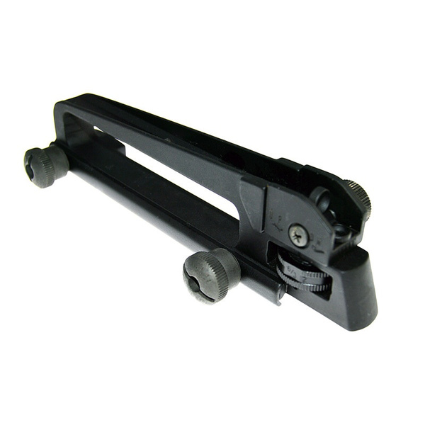 Detachable Carry Handle and rear sight With See through Picatinny Rail ...