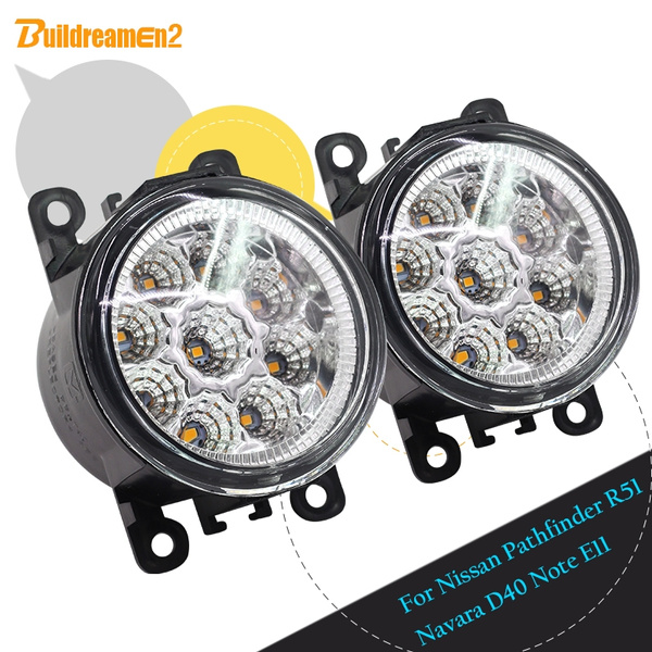 For Nissan Pathfinder R51 Navara D40 Note E11 2 Pieces Car LED Light ...
