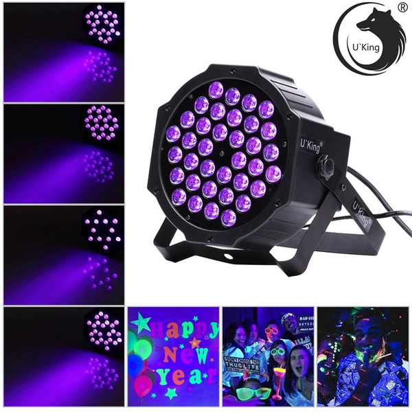 U`King 72W 36LED UV Light Colour Stage Par Light DMX512 Sound Active | Wish