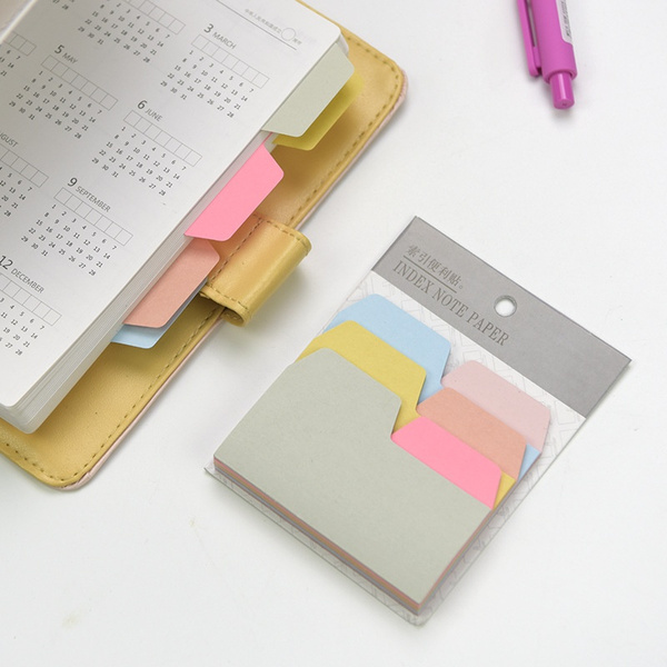 6 Colors 90 Sheets Writable Index Note Paper Sticky Notes Post It ...