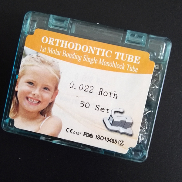 200pcs/box Orthodontic Dental 1st Molar Bondable Non-Convertible Buccal ...