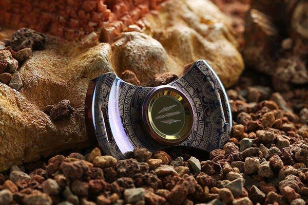 Pure Steel Two Leaves Hand Fidget-Spinners Finger Spinner Special Cool ...