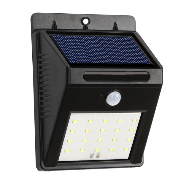 Solar Powered Solar Light 20 LED Waterproof IP65 Sense Light Infrared ...