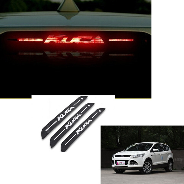 3D carbon fiber brake light sticker High Positioned Rear Brake Lights ...