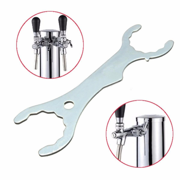1pc New Stainless Steel Spanner Wrench For Keg Homebrew Draft Beer ...