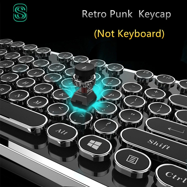 DIY key cap Retro steam punk typewriter mechanical keyboard keycaps(not ...