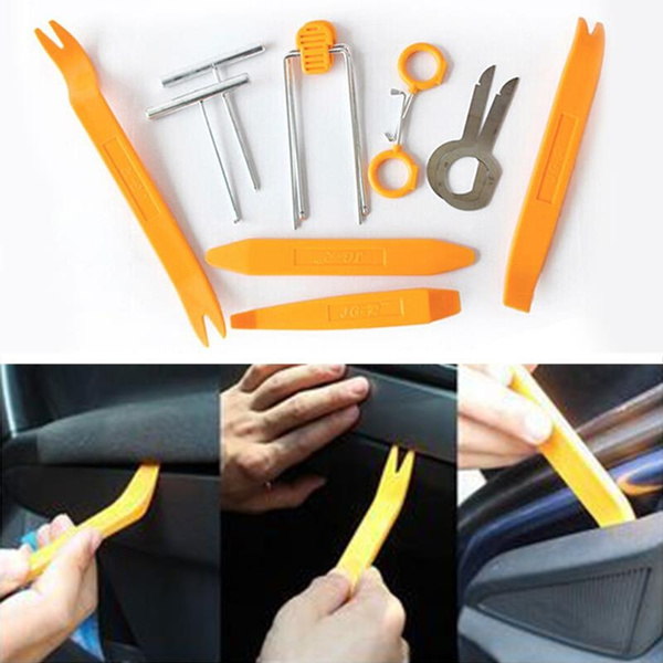 Car Dvd Player Stereo Refit Tool Kit 12pcs Car Door Tool Tools Interior ...