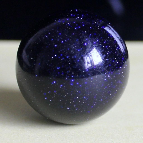 30mm Blue goldstone sandstone sphere ball chakra reiki healing | Wish