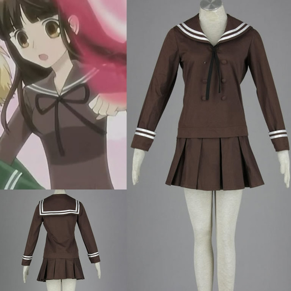 Ouran High School Host Club Girl Uniform Cosplay Costume Halloween setS ...